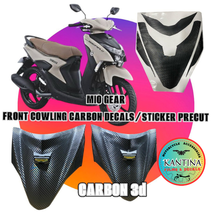 MIO GEAR 125 front cowling decals/sticker precut | Shopee Philippines