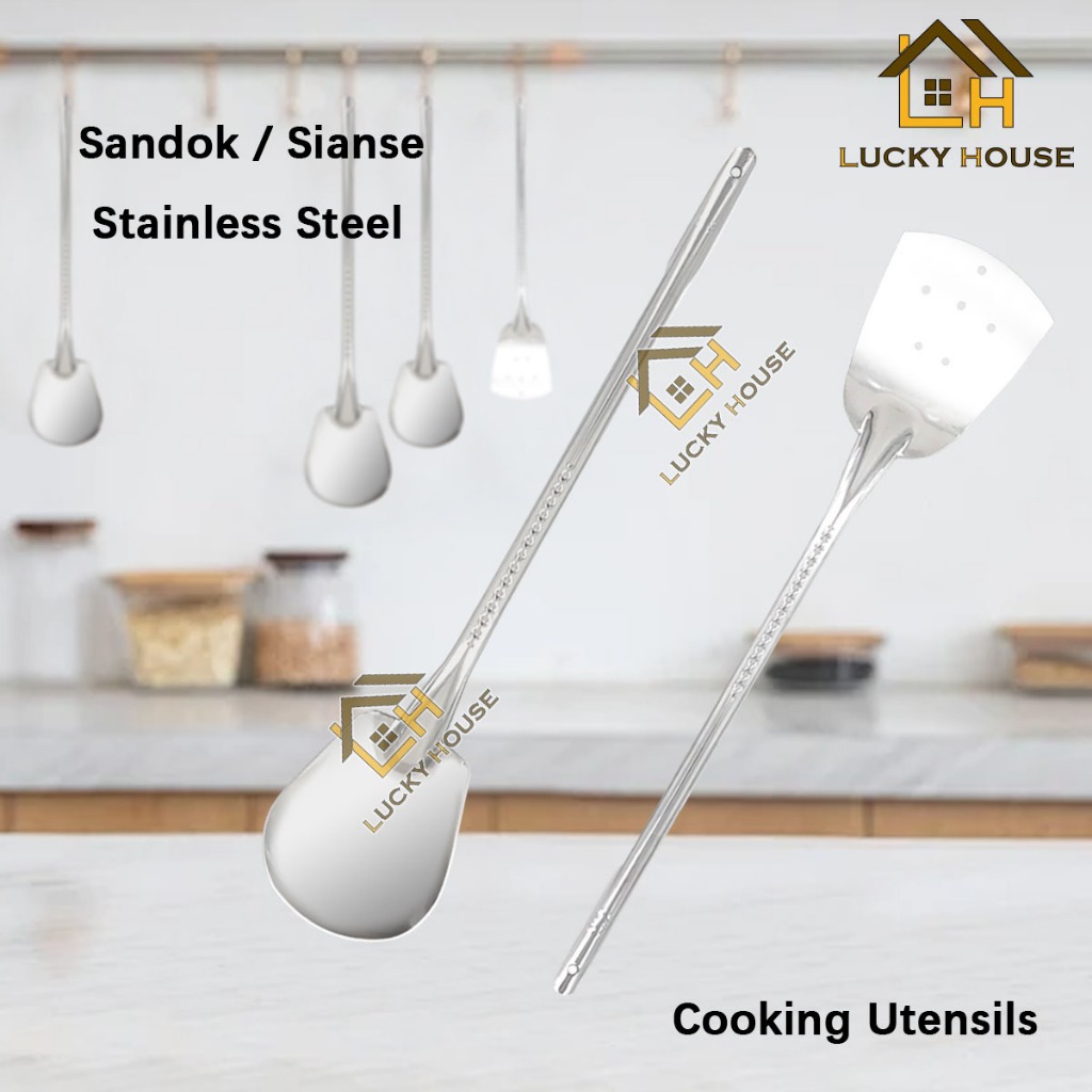 Multi-Purpose Sandok Sianse Stainless Steel Cooking Spatula Shovel ...