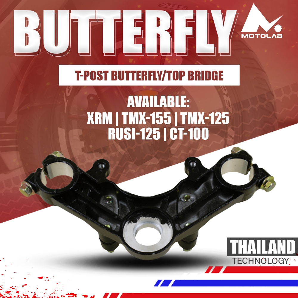 MOTOLAB T-POST BUTTERFLY HANDLE CROWN FOR XRM, TMX155, TMX125, RUSI125 ...