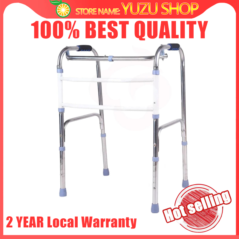 Elderly Stainless Steel Folding Torque Walker Crutches Four-corner ...