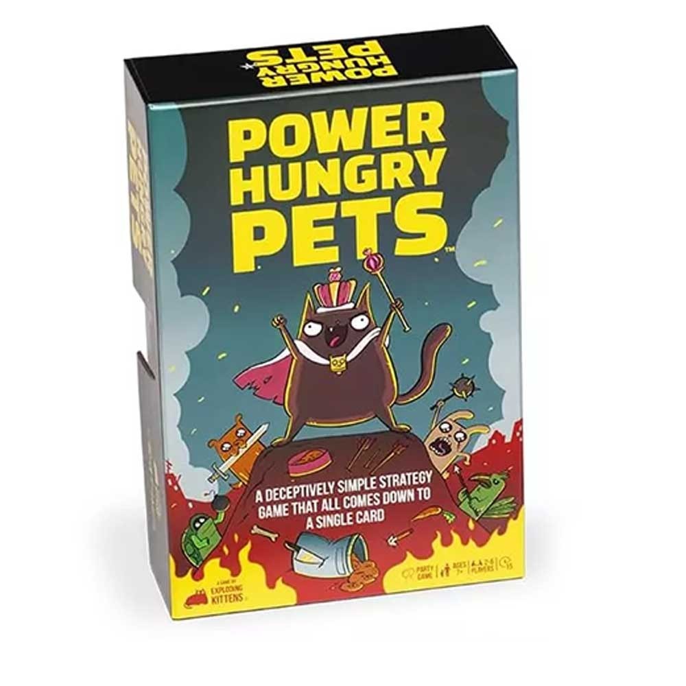 Power Hungry Pets by Exploding Kittens Strategic Party Game Card Game ...