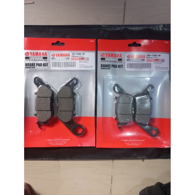 Nmax break pad set front and rear for v1, v2 and v3 | Shopee Philippines