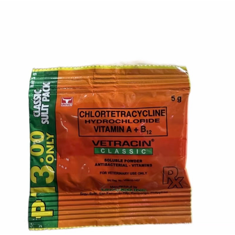 Vetracin Classic Water Soluble Powder 5g | Shopee Philippines