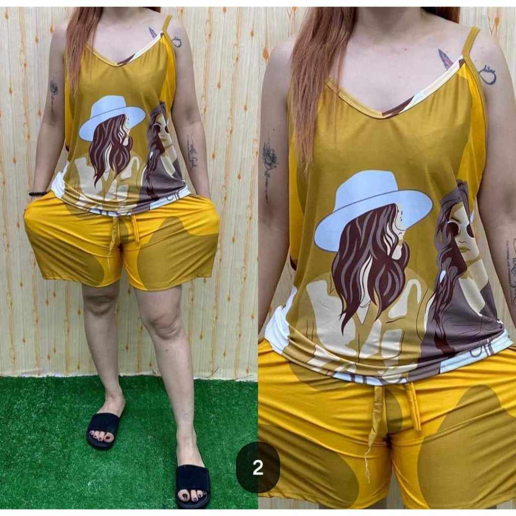 SPAGHETTI TERNO SHORT FOR WOMAN | Shopee Philippines