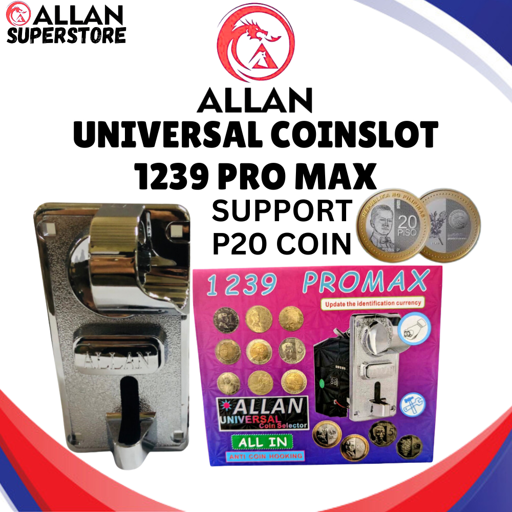 Allan Superstore 1239 Universal Coin Slot Multi Selector For Piso Net ...