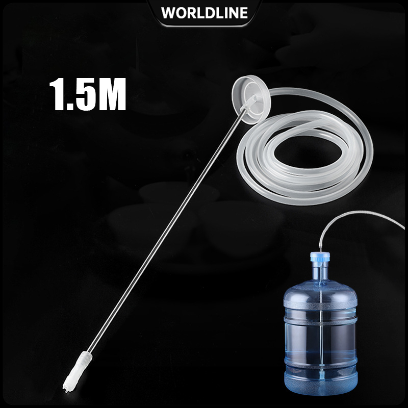 1.5m Silicone Tubing Hose Stainless Extended Filter Inlet Pipe Silicone ...