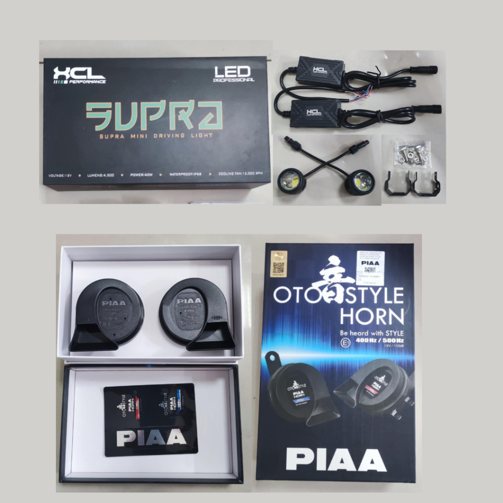 MINI DRIVING LIGHTS 60watts AES V4 SUPRA XCL PAMILA V4 SET with ...