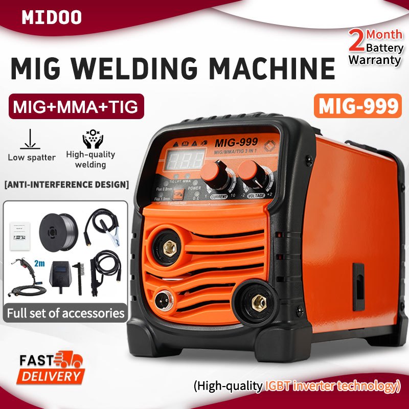 MIDOO MIG-999 (3IN1) Home High-Quality Electric Welding Machine DC ...