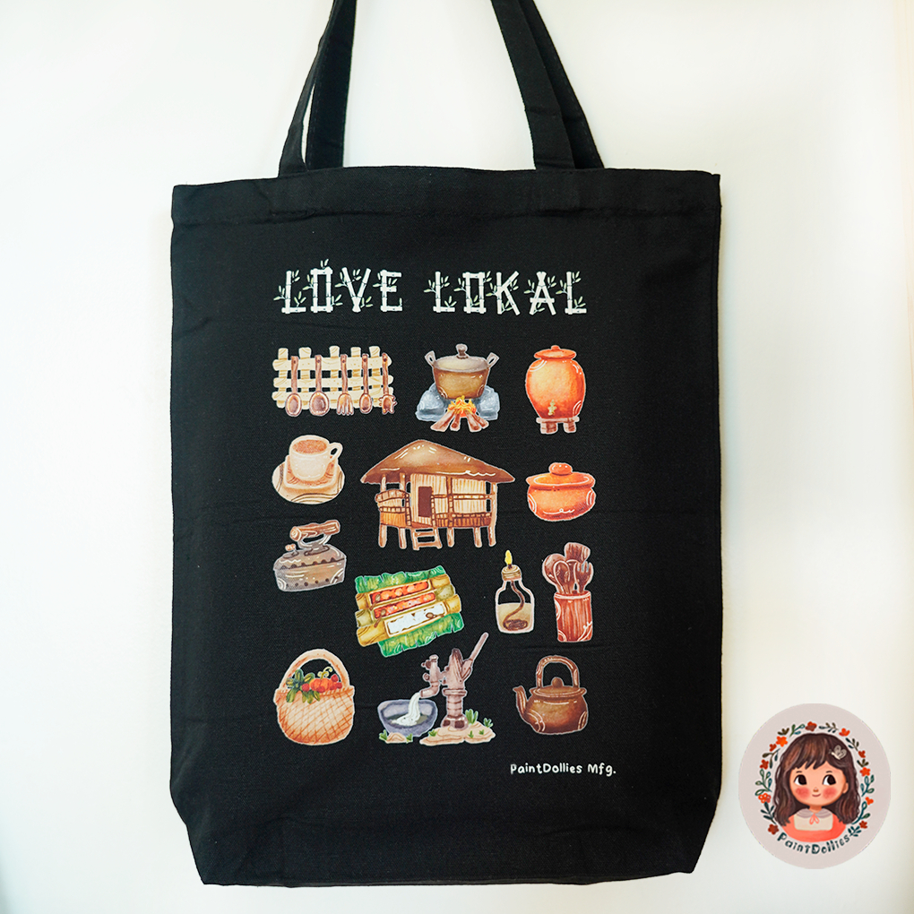 CB005 Pinoy Vintage Items Canvas Bag | Shopee Philippines