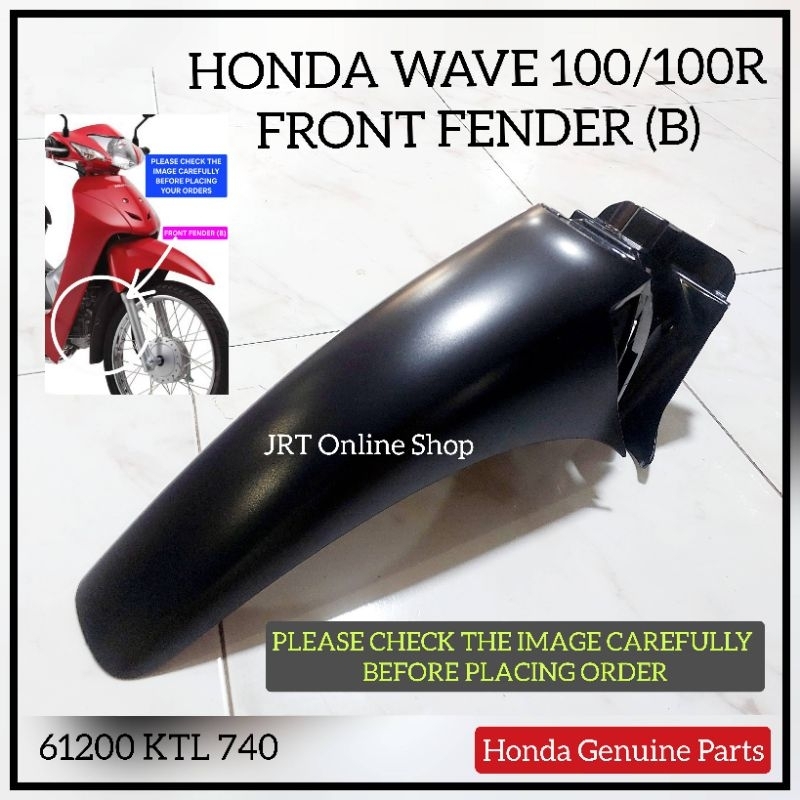 Honda Wave 100 / 100R Genuine Original Front Fender (B) | Shopee ...