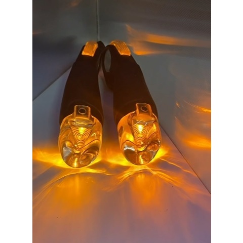 Bicycle LED BAR ENDs w/3 options function Brightness, Blinking and ...