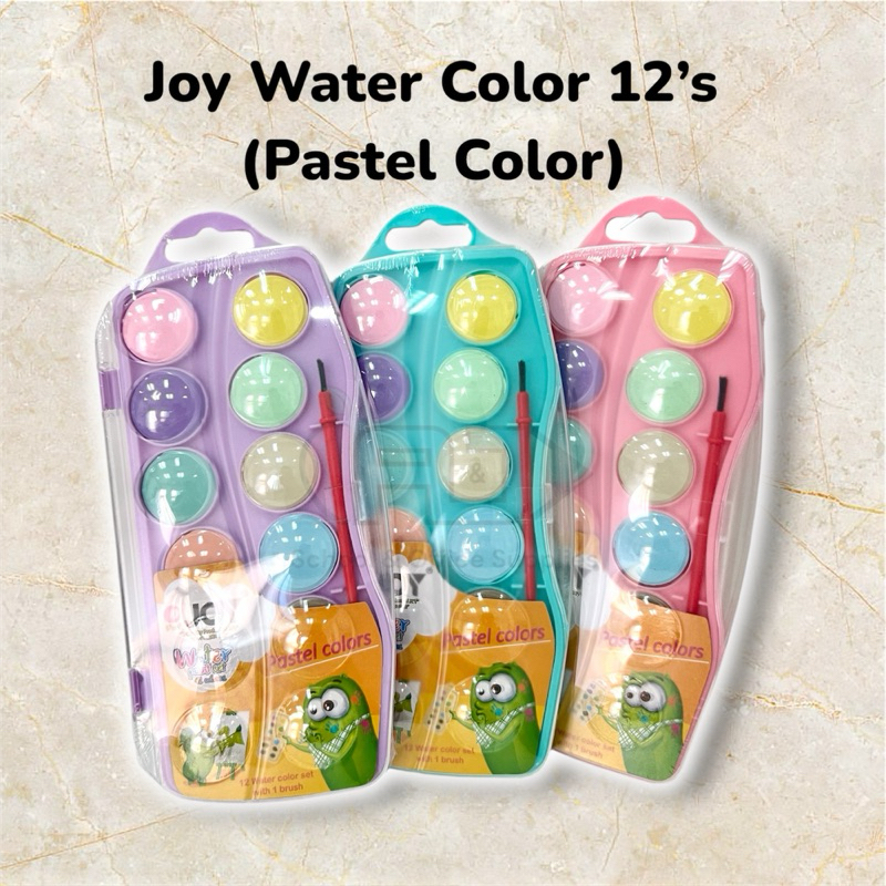 Joy Water Color Pastel 12's | Shopee Philippines