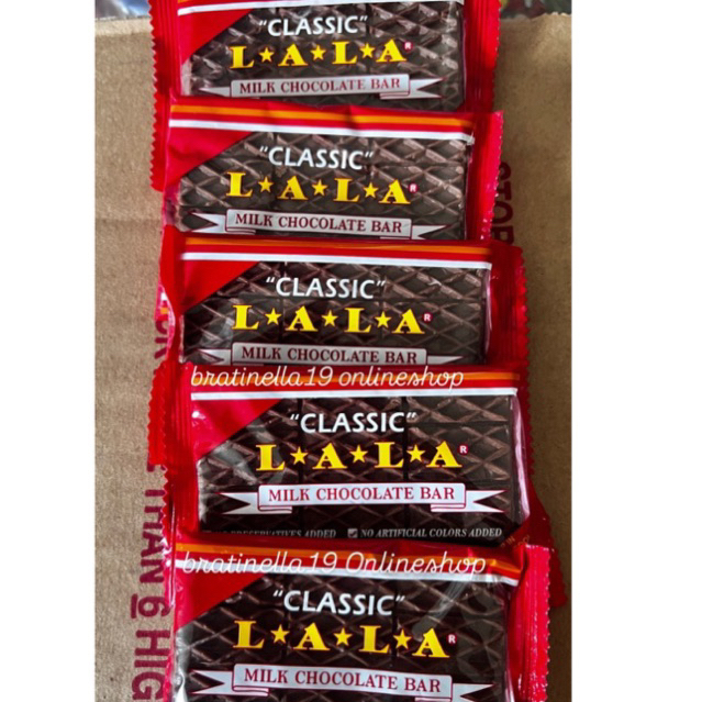 LALA MILKY CHOCOLATE 35grams OG BATANG 90s 5balot for 78 pesos | Shopee ...
