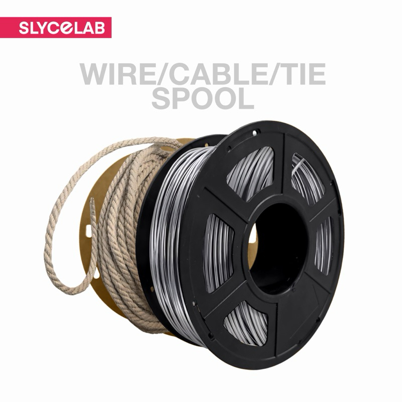 SLYCELAB Wire Spool Organizer for Cable, Tie, Multipurpose Recycled ...