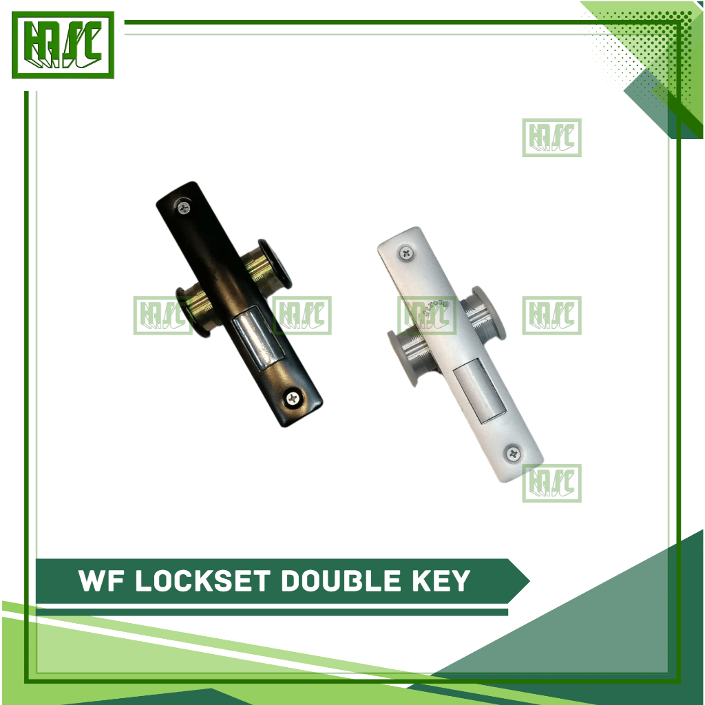 WF Lockset for Aluminum Swing Door- Double key [HASC] | Shopee Philippines