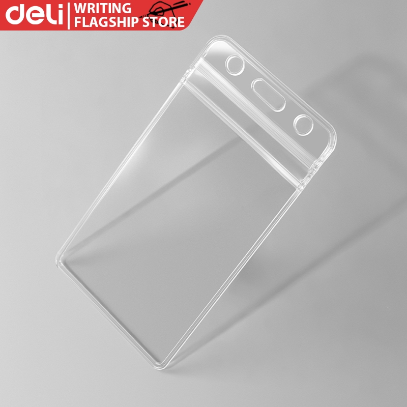 Deli Transparent Pvc ID/IC Card Sealed waterproof ID Card | Shopee ...