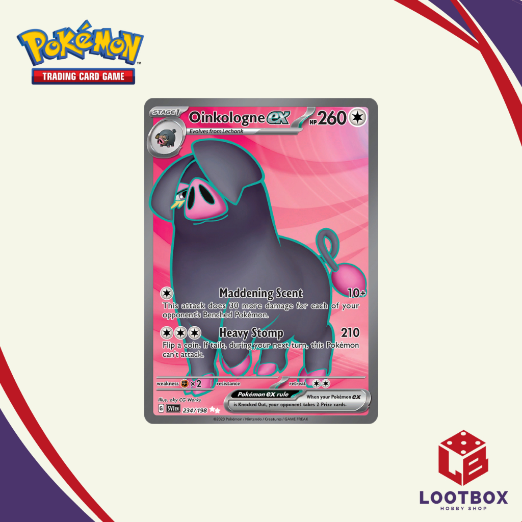 Pokemon Card Game: Oinkologne ex (Ultra Rare) - Scarlet and Violet ...