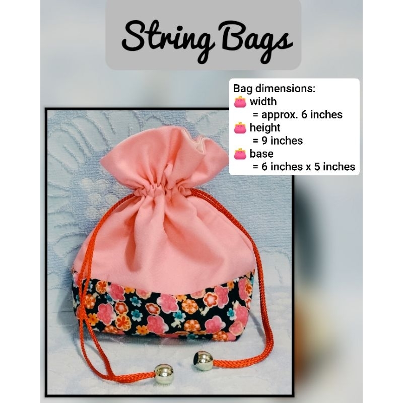 String Bags - Japan Surplus - Washed & sanitized | Shopee Philippines