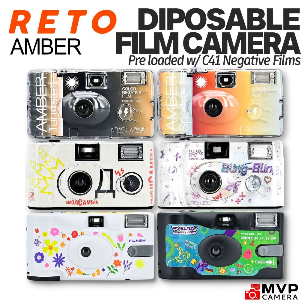 RETO RetoColor Tungsten Spark Bling Blossom Pixelate Emoticon Cine Film ...