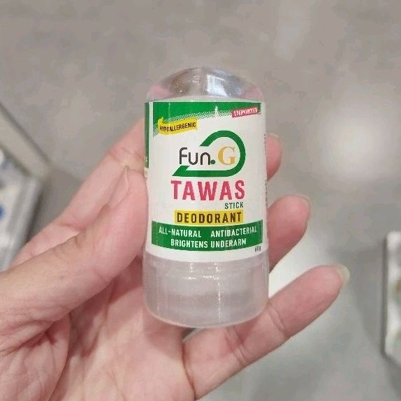 Fun.G Tawas Deodorant Stick 60g | Shopee Philippines