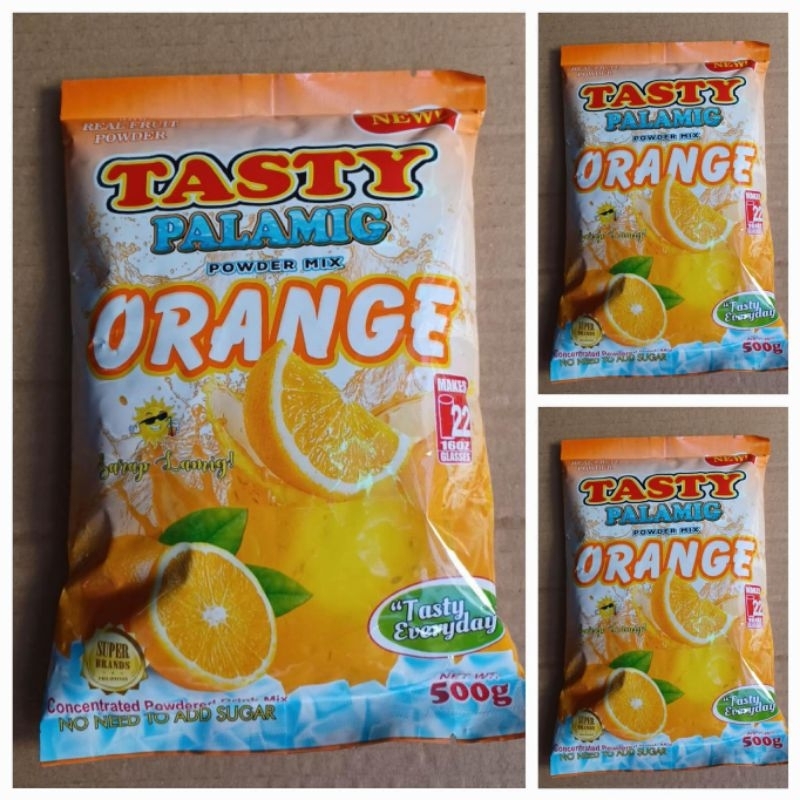 PALAMIG POWDER MIX | ORANGE FLAVOR | 1/2 KILO | Shopee Philippines