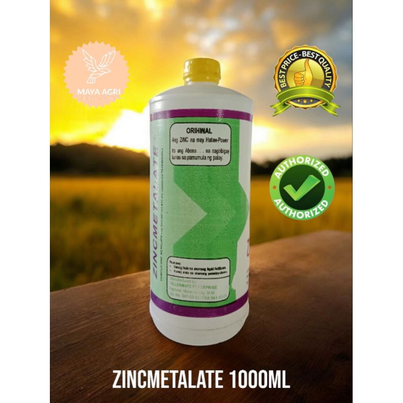 Zinc Metalate Foliar Fertilizer 1000ml- same as ZINC MATE ZINCARE ...