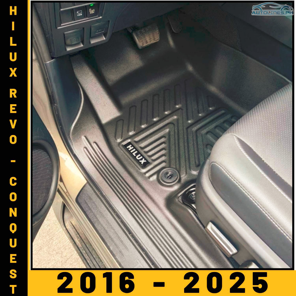 HILUX REVO / CONQUEST 2016 - 2025 FLOOR LINER DEEP DISH MATTING (2017 ...