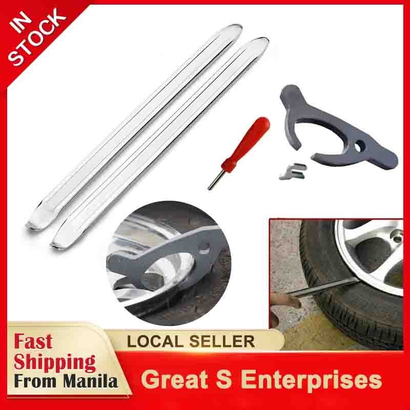 5PCS/set Tire Spoons Changing Tire Lever Bar Set Tire Repair Tool Kit ...