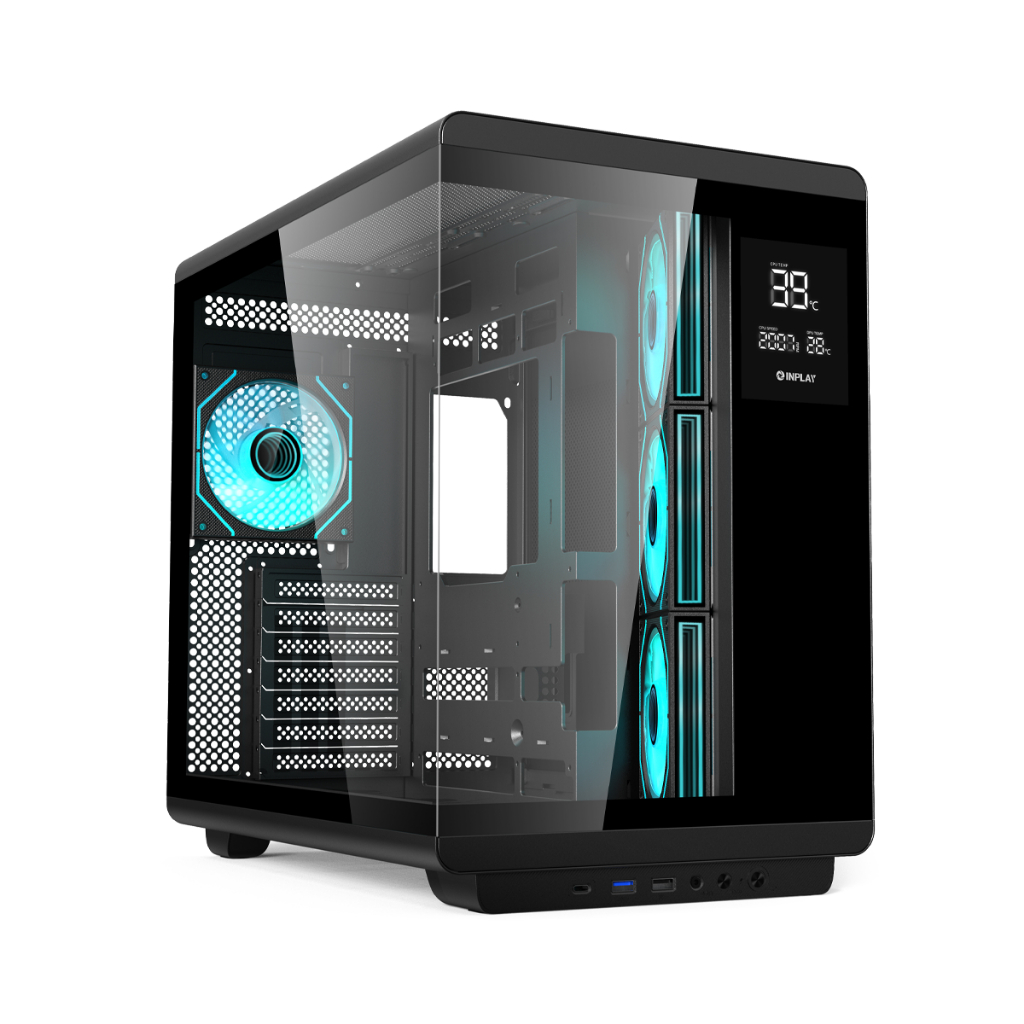 Inplay Seaview Palace Pro PC Case Build-in 4 ARGB Fan With Screen ...