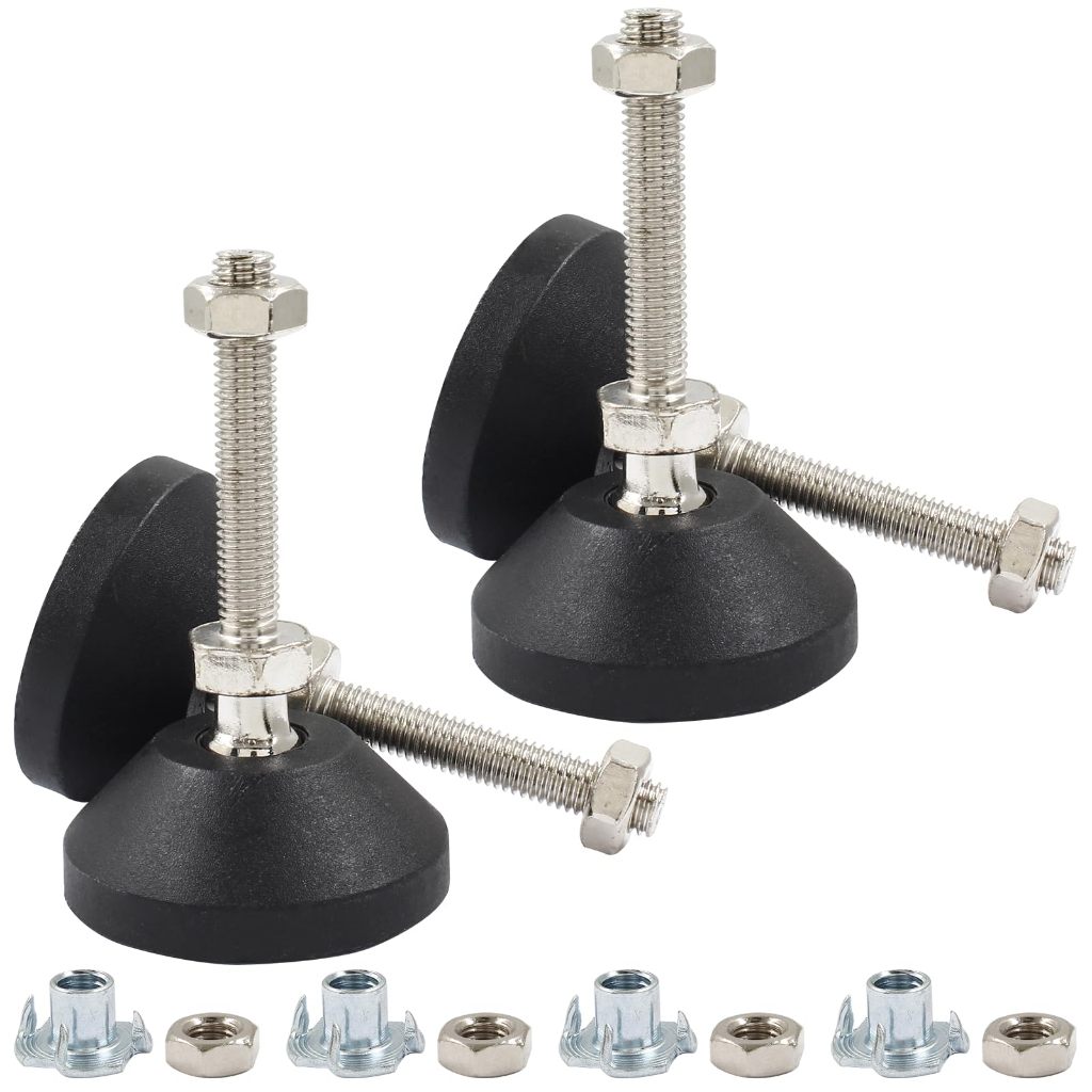 Stock Nylon Feet Cup Adjustable Furniture Glide Leveling Feet Pad Nylon ...