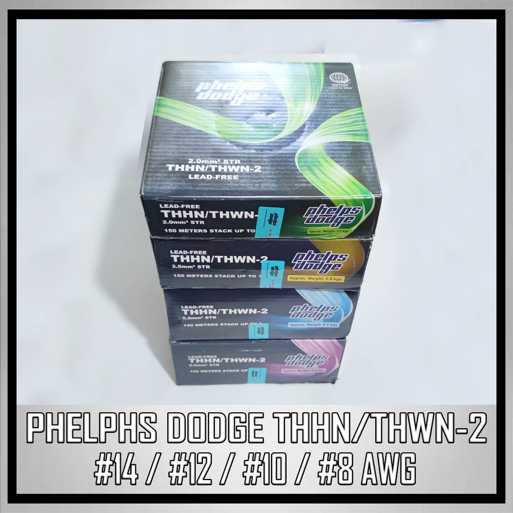 PHELPS DODGE THHN/THWN-2 STRANDED WIRE | 2.0mm2 | 3.5mm2 | 5.5mm2 | 8 ...