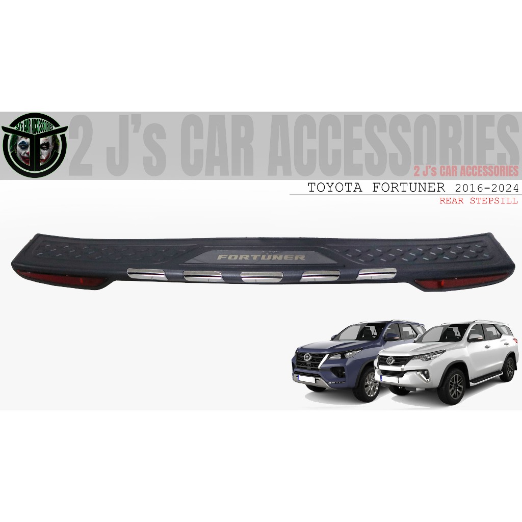 TOYOTA FORTUNER 2016 TO 2025 REAR STEP SILL/REAR BUMPER STEPSILL/WITH ...