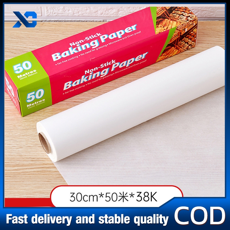 Original 20M/50M Non-Stick Baking Paper Parchment Paper Roll ...