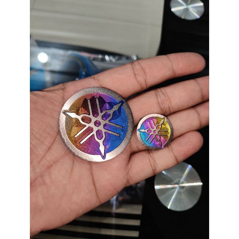Titanium Gr5 Yamaha Emblem (1pc) | Shopee Philippines