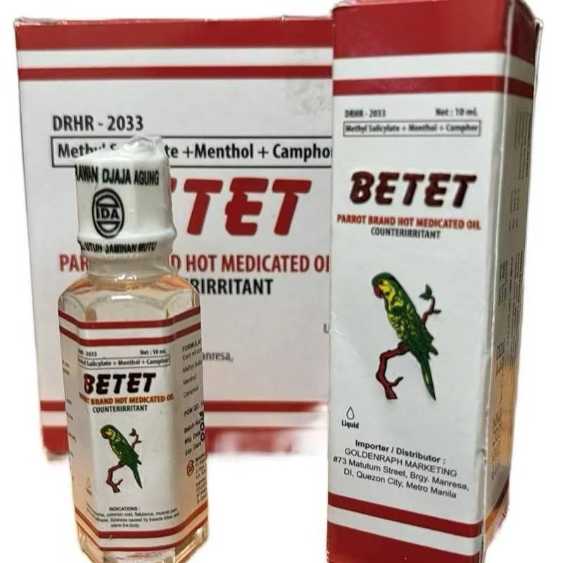 BETET HOT MEDICATED OIL RED | Shopee Philippines
