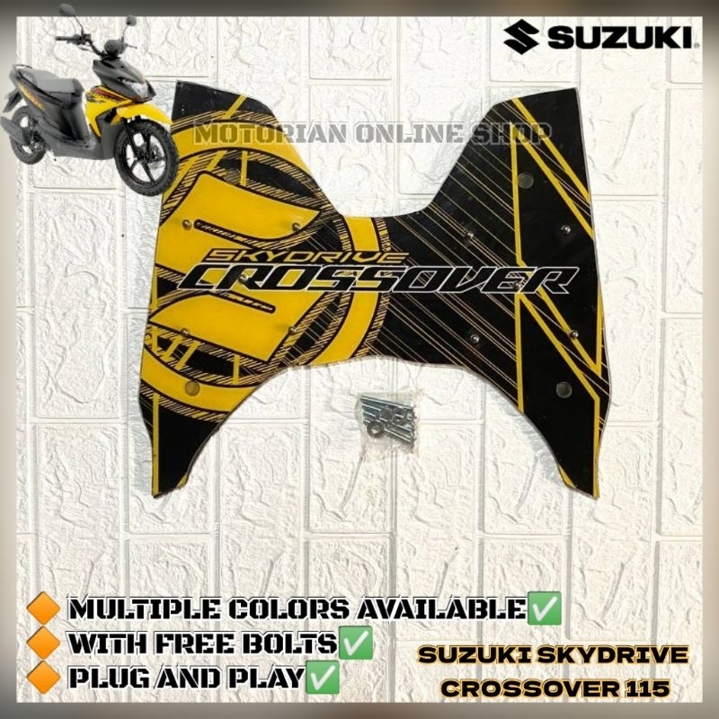SUZUKI SKYDRIVE CROSSOVER 115 FIBER MATTING WITH BOLTS | Shopee Philippines