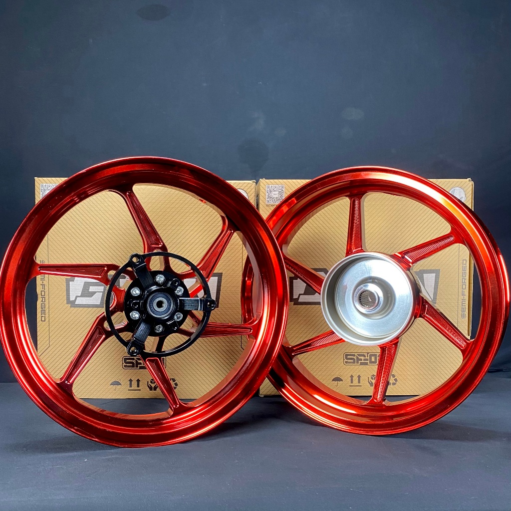 NEW MAGS OF G-REN SEMI FORGED SF-01 FOR YAMAHA AEROX SIZE14 2.50X3.50 ...