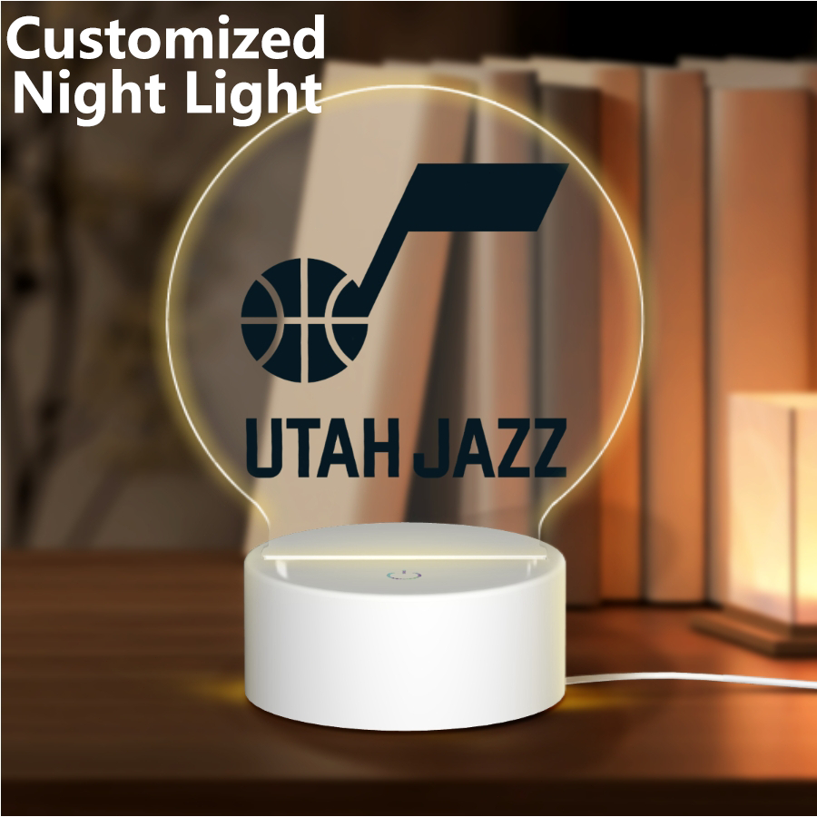 Night light Utah Jazz A birthday gift for the boyfriend, basketball fan ...
