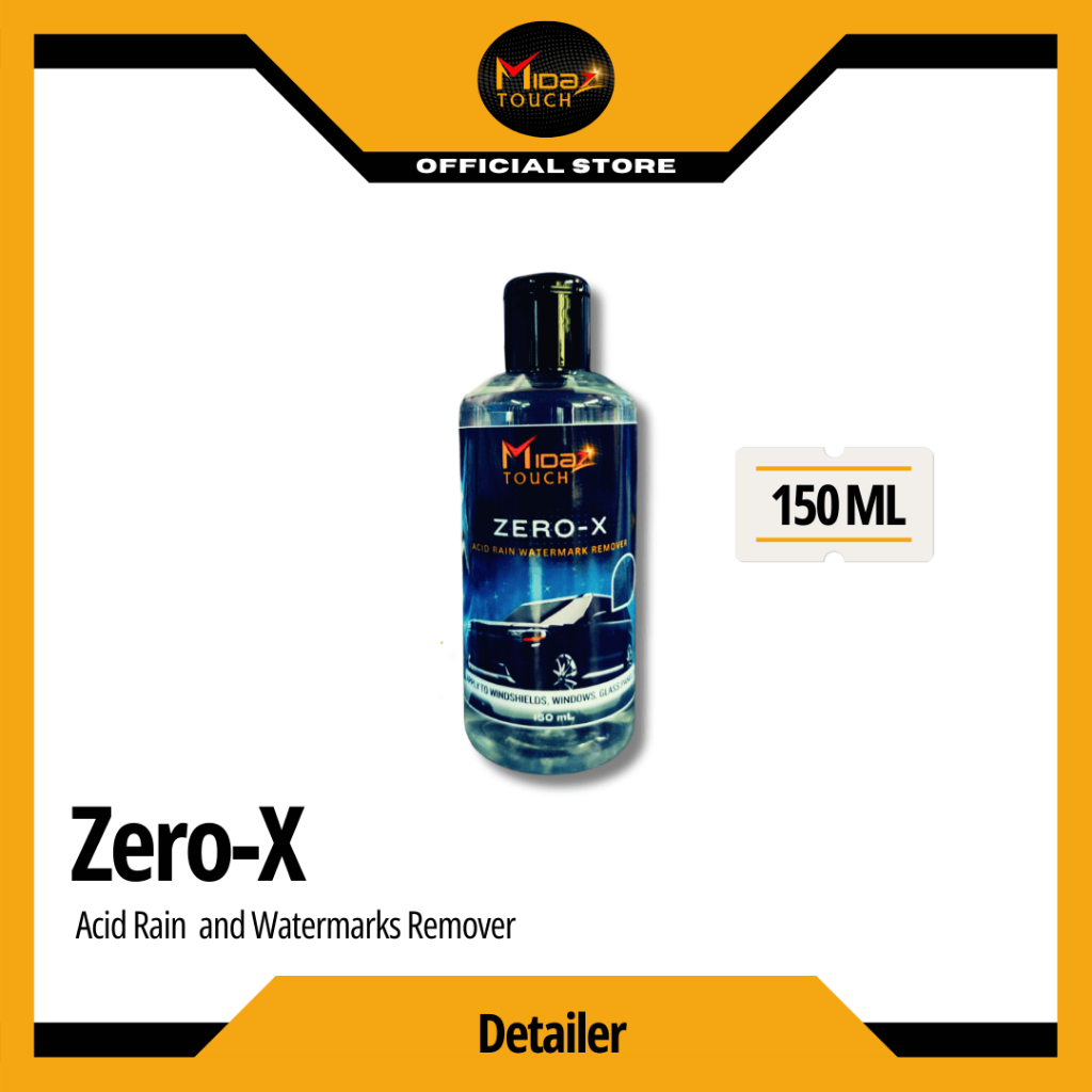 Midaz Touch Zero-X Glass Acid Rain Remover | Water Marks Remover ...