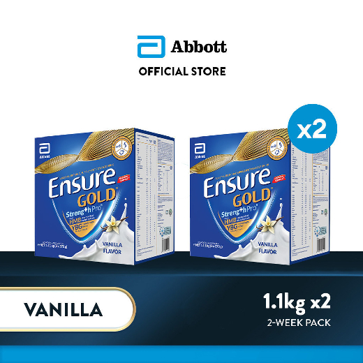 Ensure Gold with Streng+hPro Vanilla 1.1KG For Adult Nutrition Bundle ...