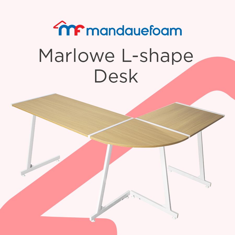 Mandaue Foam Marlowe L-shape Desk | Shopee Philippines