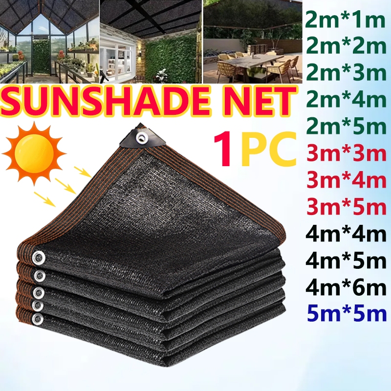 Sunshade Net Anti-UV Resistant Net Black Outdoor Garden Net Greenhouse ...