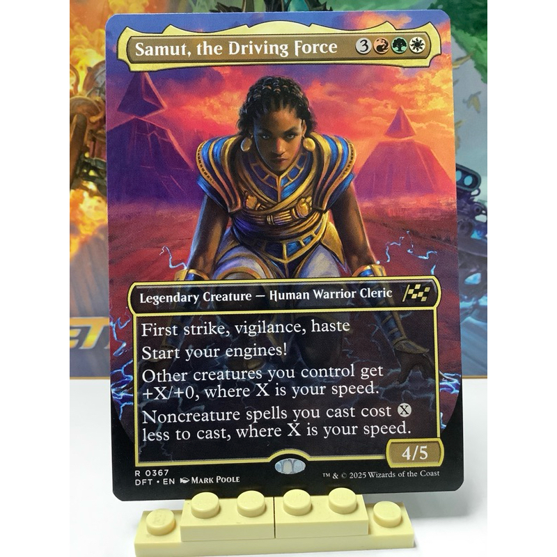 MTG - Samut, the Driving Force BORDERLESS (Aetherdrift) | Shopee Philippines