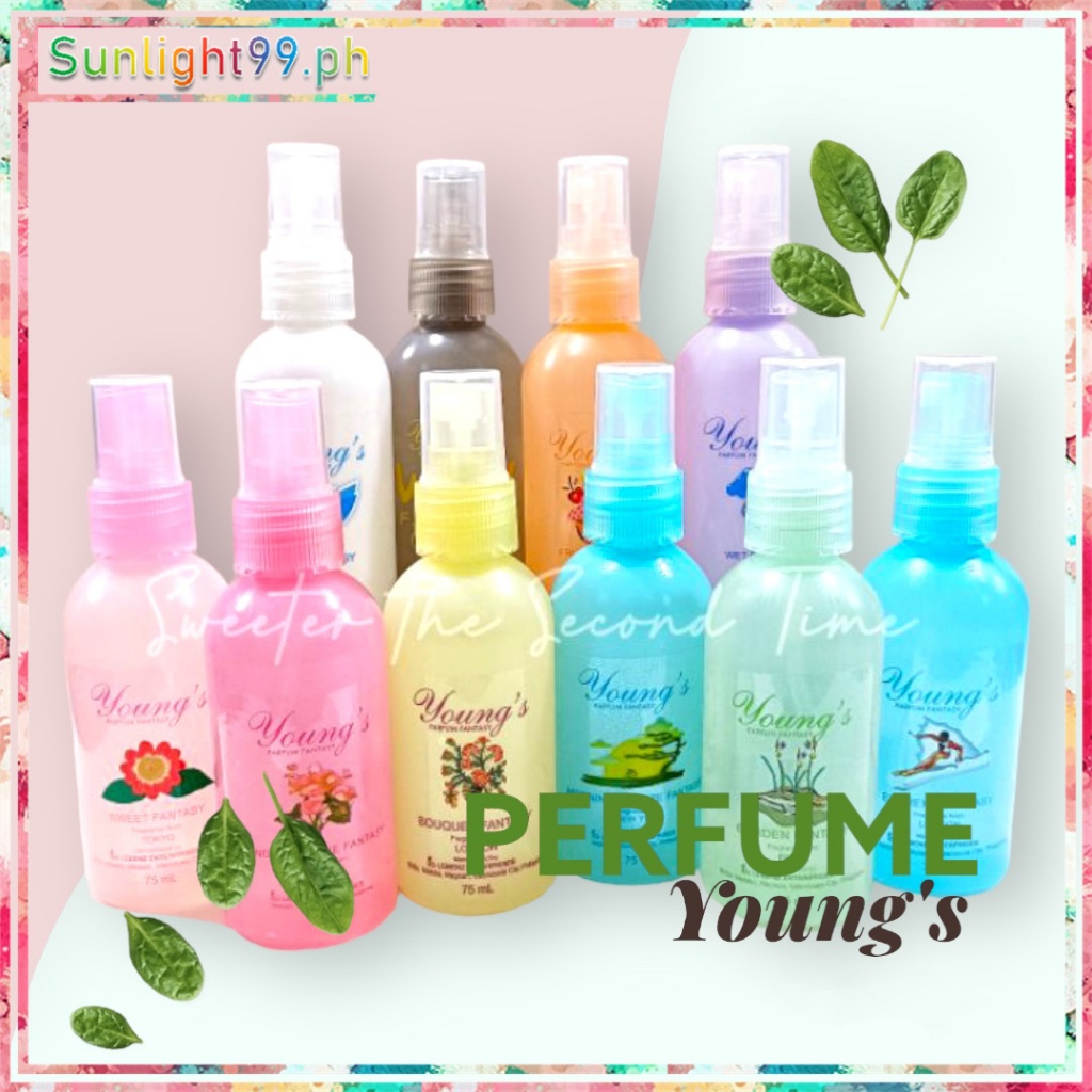 Young's parfume fantasy spray cologne body spray women's perfume fruit ...