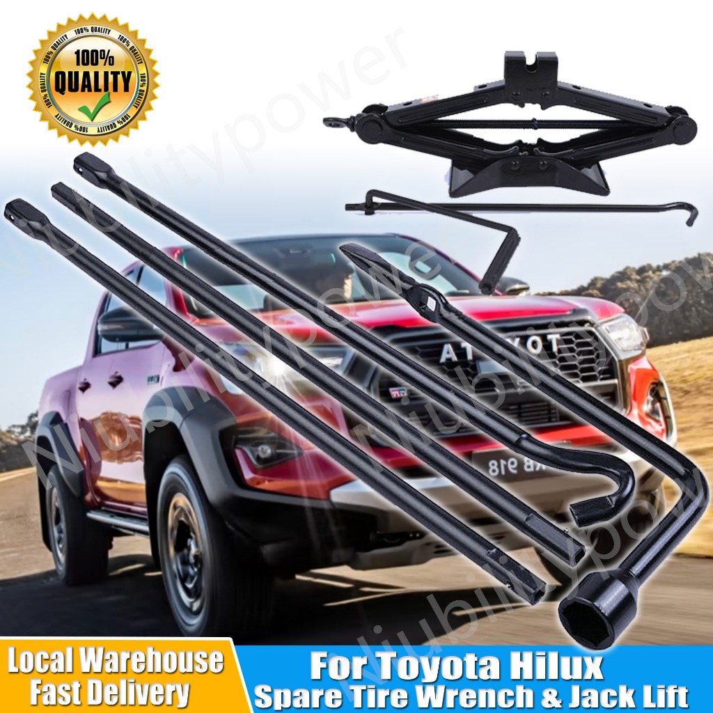 For Toyota Innova Fortuner Hilux Spare Tire Remover Wrench Set With Bag ...