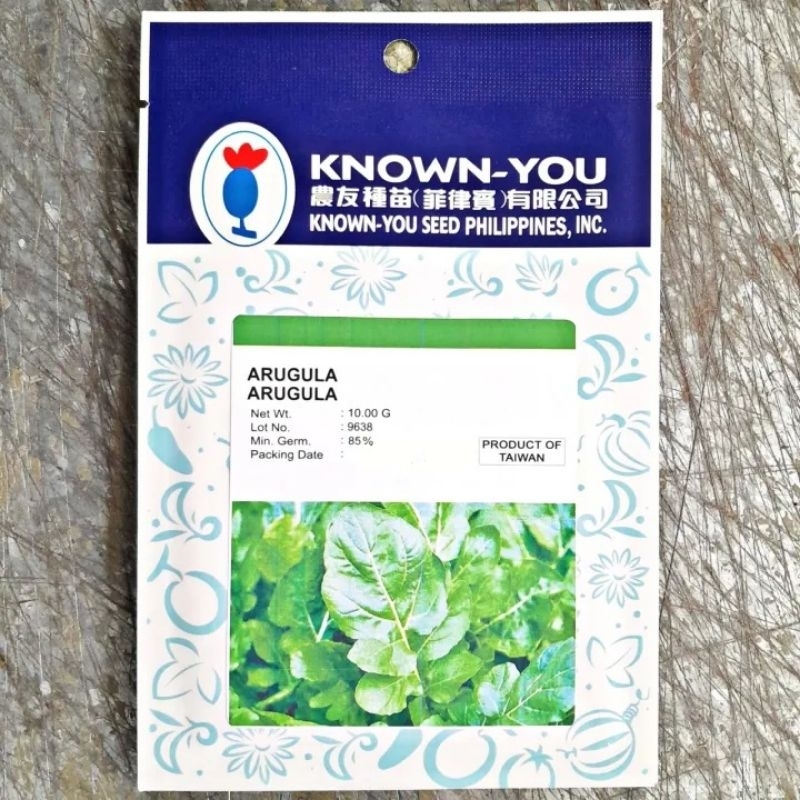 ARUGULA SEEDS (10 GRAMS - APPROX. 7000 SEEDS) by KNOWN YOU | Shopee ...