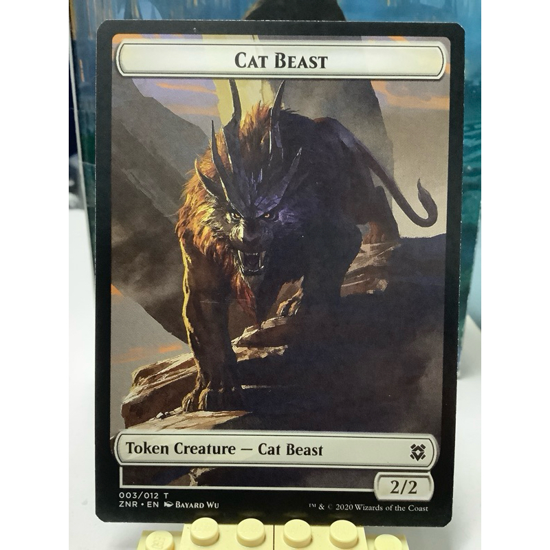 MTG - Cat Beast Token (Zendikar Rising) | Shopee Philippines