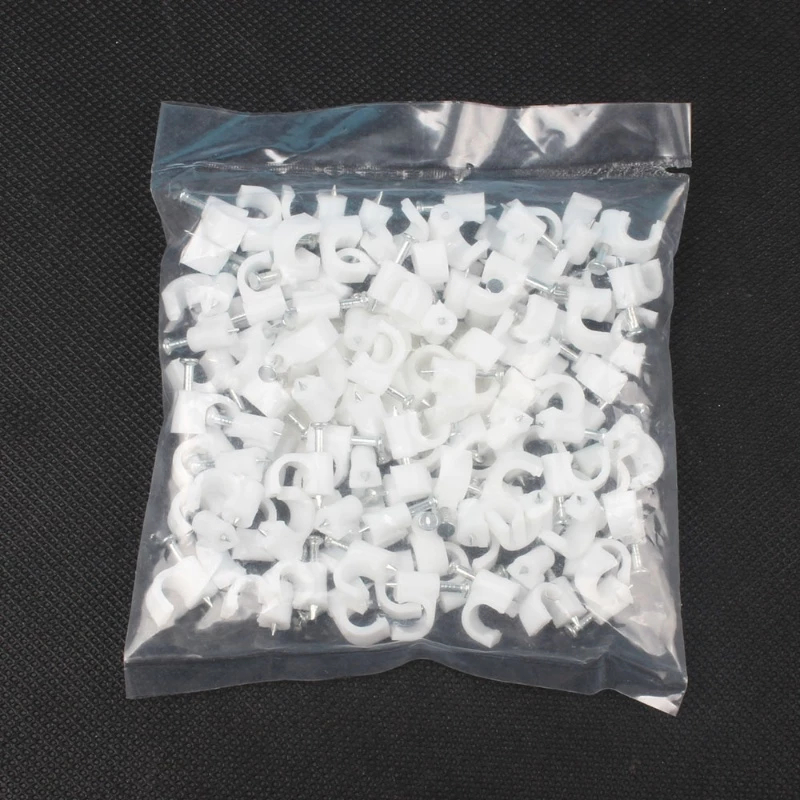 KOVEX round steel nail cable clamps for Ethernet LAN cable wall nail ...