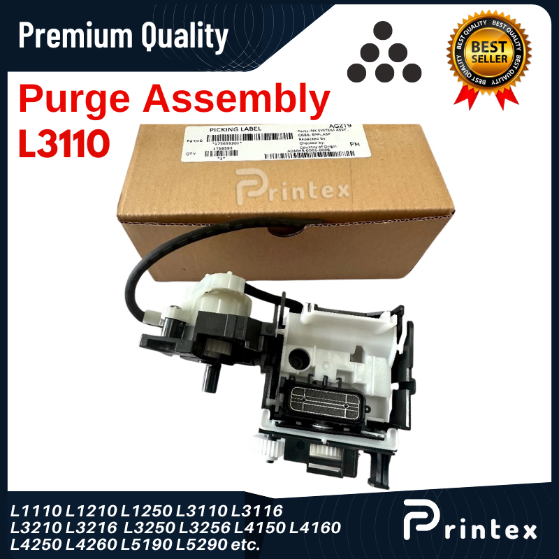 Purge Assembly for Epson L1110 L1210 L1250 L3110 L3116 L3150 L3156 ...