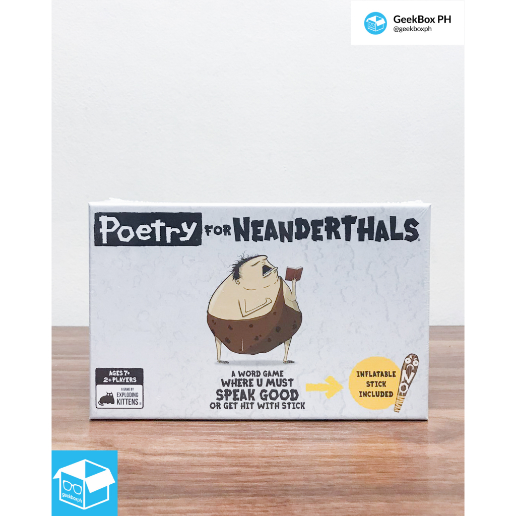 Poetry for Neanderthals Board Game | Shopee Philippines